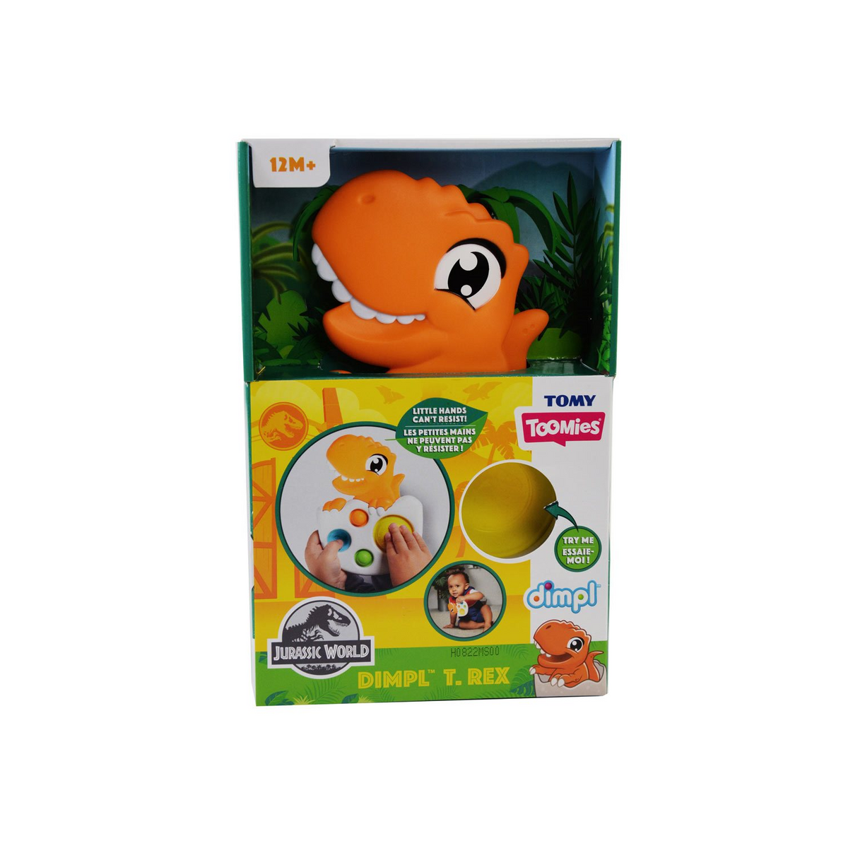 Dimpl - E73306 | Jurrasic World: Dimpl T.Rex Push & Pop – Castle Toys